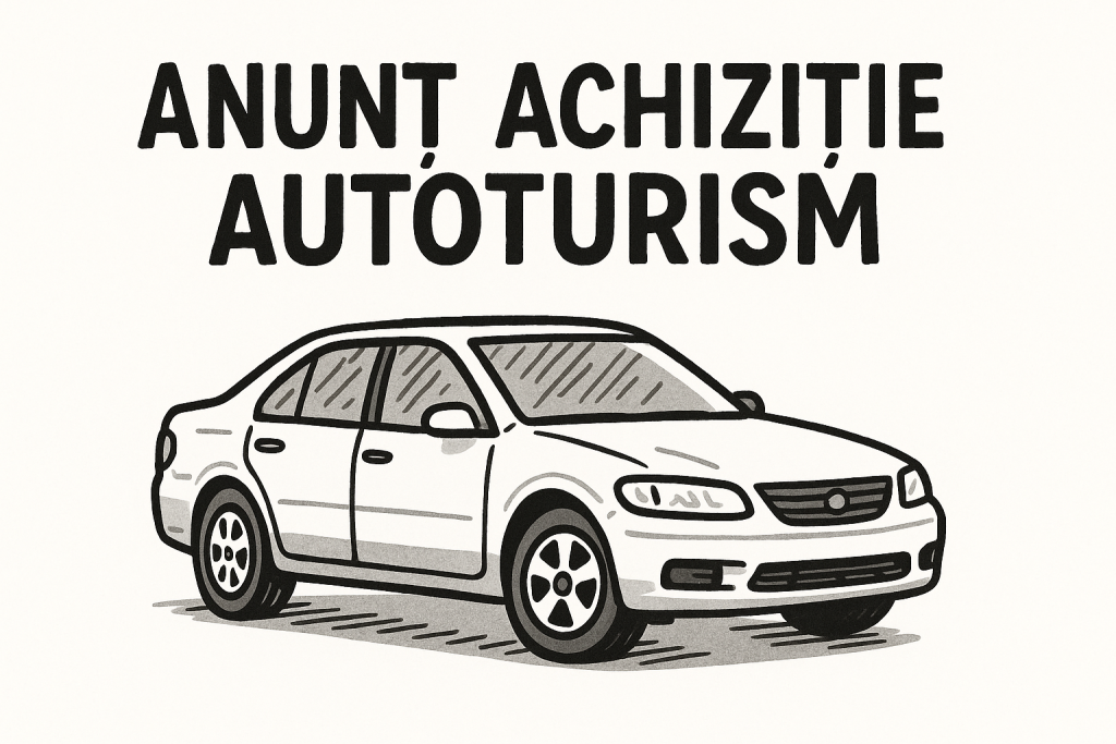 Solicitare ofertă preț achiziție autoturism - Salvati Copiii Iasi